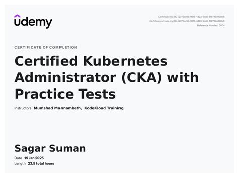 Udemy Udemycourse Cka Devops Connections Interview