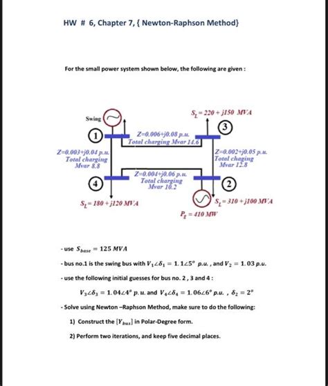 Solved Hw 6 Chapter 7 { Newton Raphson Method } For