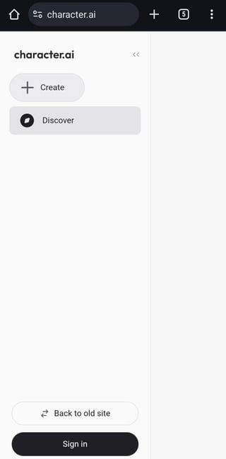 White Screen Issue For New Website Rcharacterai