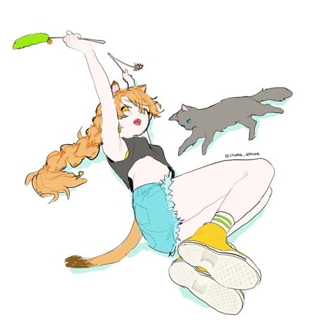 Sukuyo Onaka Original Commentary Request Highres 1girl Animal