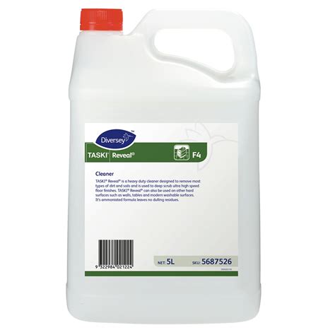 Diversey Heavy Duty Floor Cleaner Reveal 5l Each Abconet