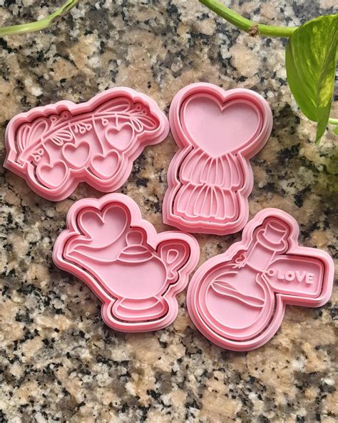 Stl File Valentines Day Cookie Cutter Set Valentines Day Cookie