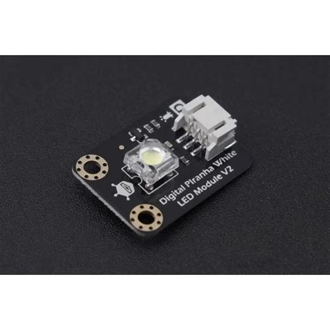 Dfrobot Gravity Module De Lumière Led Piranha Blanc Robotshop