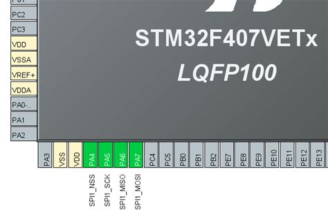 Stm32f407 Spi Voltages Are Low And The Clock Signa