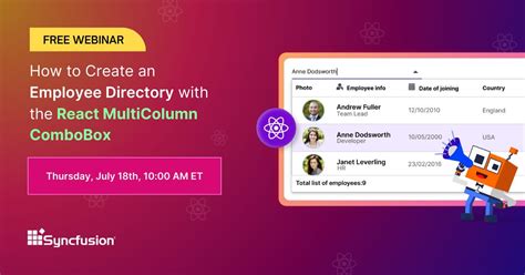 Syncfusion On Linkedin Webinar React Hrtech