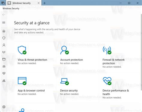 Windows 10 View Security Providers In Windows Security