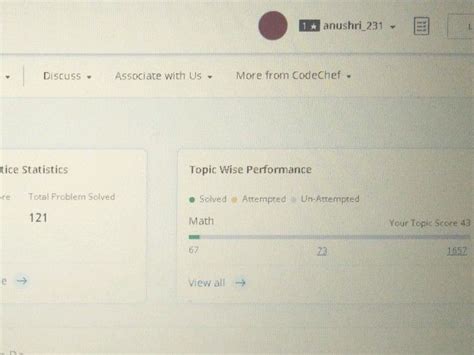 Anushri Jadhav On Linkedin Codechef Problemsolving Programmingskills Codechef 11 Comments