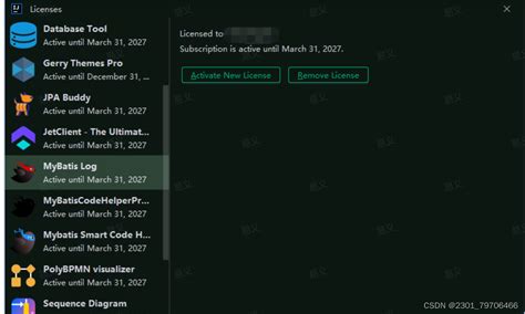 Mybatislog Mybatiscodeprohelper等18款付费插件jpa Buddy 激活 Csdn博客