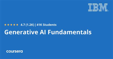 Generative Ai Fundamentals Coursera