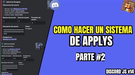 COMO HACER UN SISTEMA DE APPLYS Para Tu De DISCORD PARTE N 2