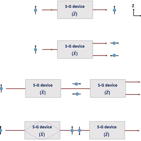 Schematic Diagram Of Sequential Stern Gerlach Experiments A Spin Download Scientific Diagram