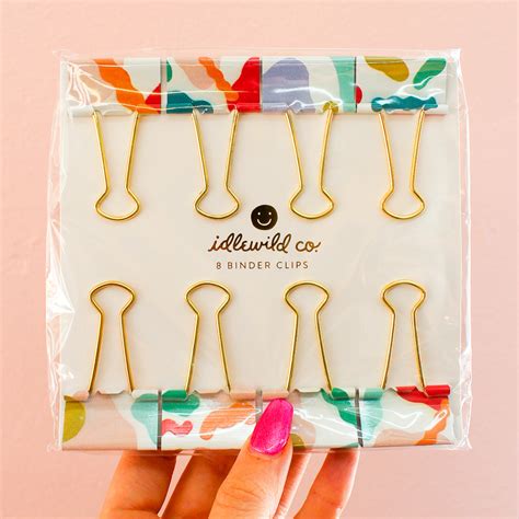 Blobs Binder Clips Keaton Place