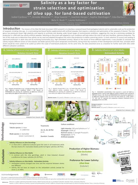 Pdf Salinity As A Key Factor For Strain Selection And Optimization Of