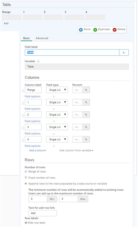 Populating Form Table From Workflow Laserfiche Answers
