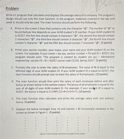 Solved Problem Write A C Program That Calculates And Chegg