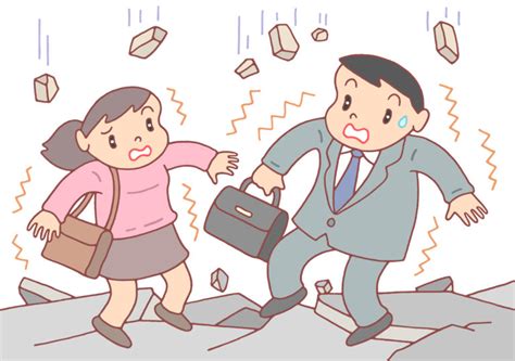 雪害のイラスト 雪災害・路面凍結・転倒・寒波・積雪・気象災害 色々使えるイラスト・カット・素材集