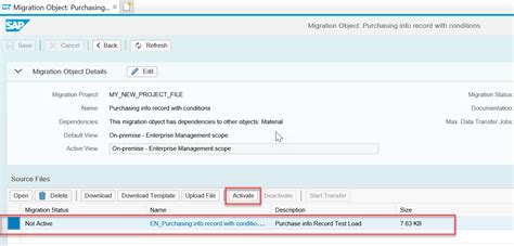 loading an object using file based ltmc bodsexpert