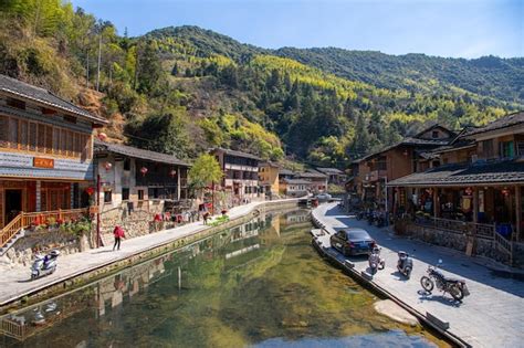Premium Photo Tulou Cluster Fujian China February 17th 2021 The Small