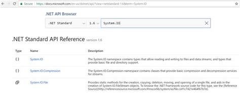 Developers Use Case For Net Api Browser