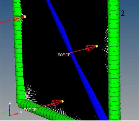 Using Rbe3 Element For Distribute Forces Optistruct Altair Products Altair Community