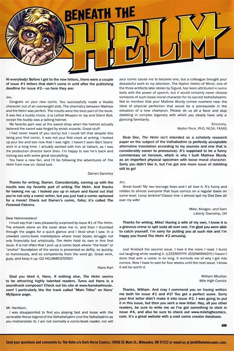Read Online The Helm Comic Issue 3