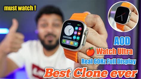 This Is Best Apple Watch Ultra Clone Ever HK Pro Smartwatch Review YouTube
