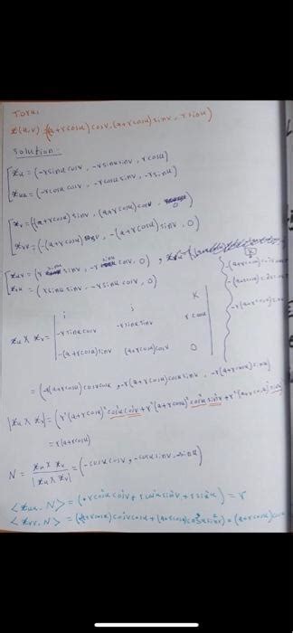 Solved Differential GeometryI Need I And Ii The Solution Chegg