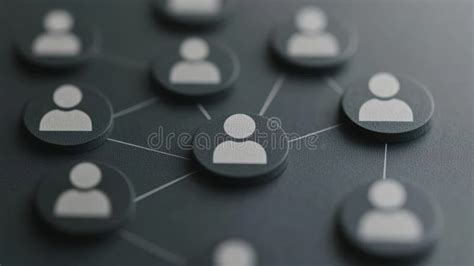 Interconnected People A Symbol Of Community Teamwork And The Power Of Human Connection Stock