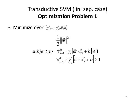 ppt transductive inference for text classification using support