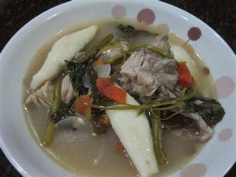 Sinigang Na Ulo Ng Lapulapu Na May Squid Roll