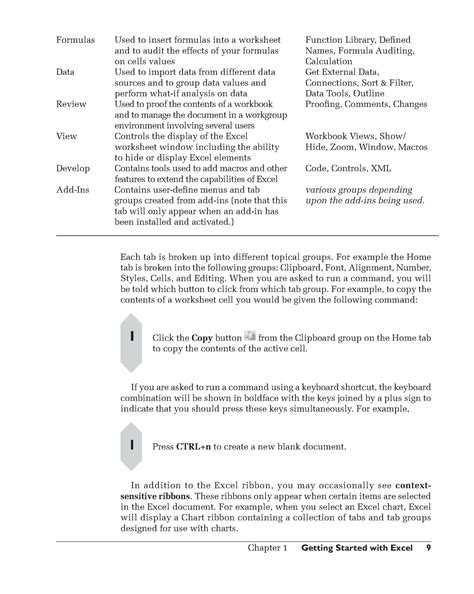 data analysis with microsoft excel chapter 1 getting started with