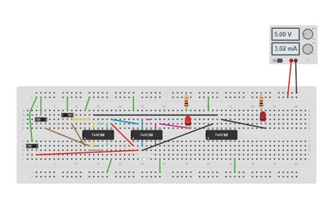 Circuit Design Fausingnand Tinkercad