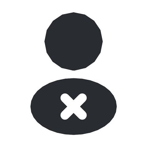 Profile Delete Vector Svg Icon Svg Repo