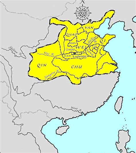 Zhou Dynasty Map