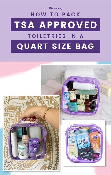 What Items Are Allowed In My Tsa Approved Quart Size Bag 2024 Update Clear Toiletry Bag