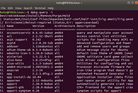 How To List The Installed Packages On Ubuntu Foss Linux