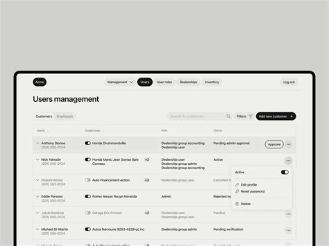 Layers On Instagram Data Table For Users Management By Nick Yahodin