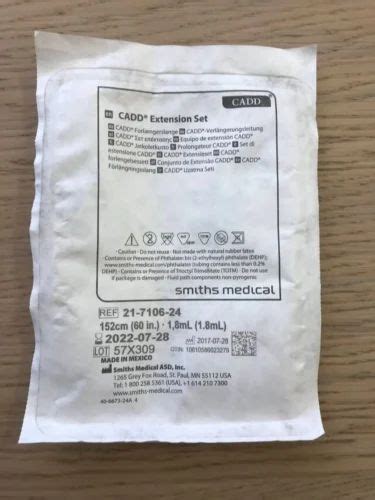 Smiths Medical Cadd Extension Set Tube For Hospital Grade A Grade At