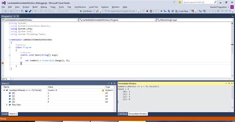 Vs2015 Preview Debugger Support For Lambdas And Linq Gigi Labs