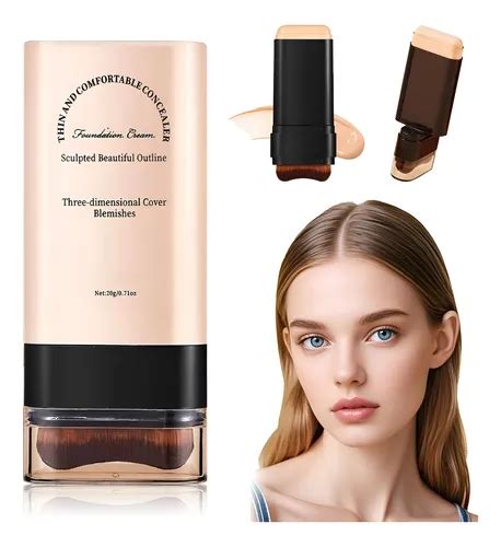 Maquillaje En Barra Base En Barra Con Brocha Base De Mercadolibre