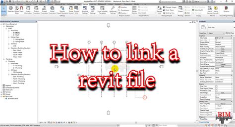 Lesson How To Link A Revit File