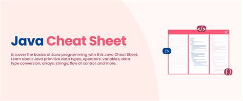 Java Cheat Sheet A Comprehensive Guide For Developers
