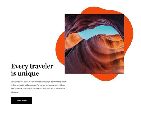Unique Travel Experiences Css Template By Nicepage