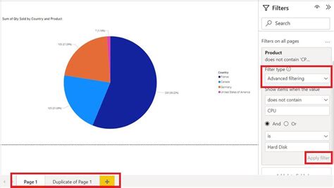 Power Bi Report Level Filters Geeksforgeeks