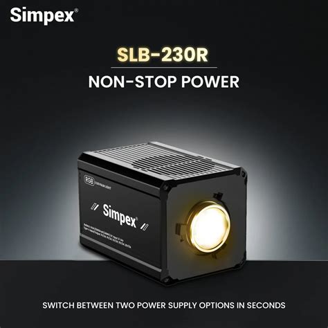 Simpex Slb 230r Compact Size 230w Rgb Continuous Light With In Built