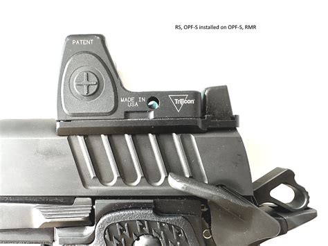 Staccato Optic Plate For Trijicon Rmr And Sro Bsps