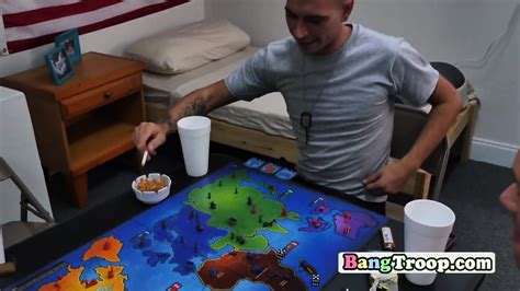 Board Games Lead These Gay Soldiers To Start A Hot Threesome Eporner