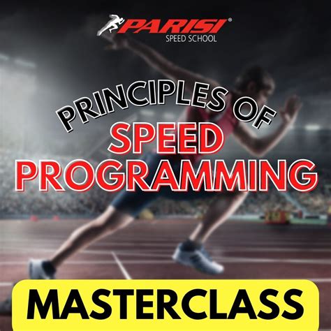 Principles Of Speed Programming Masterclass Parisi Speed School