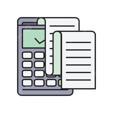 Calculation Banking Shopping Accounting Vector Banking Shopping Accounting Illustration