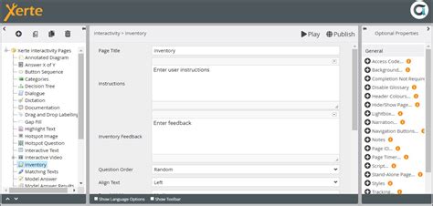 interactivity interactive text [xerte community documentation]